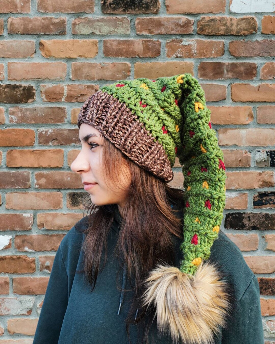 Christmas Tree Knit Hat, Christmas Beanie - Etsy