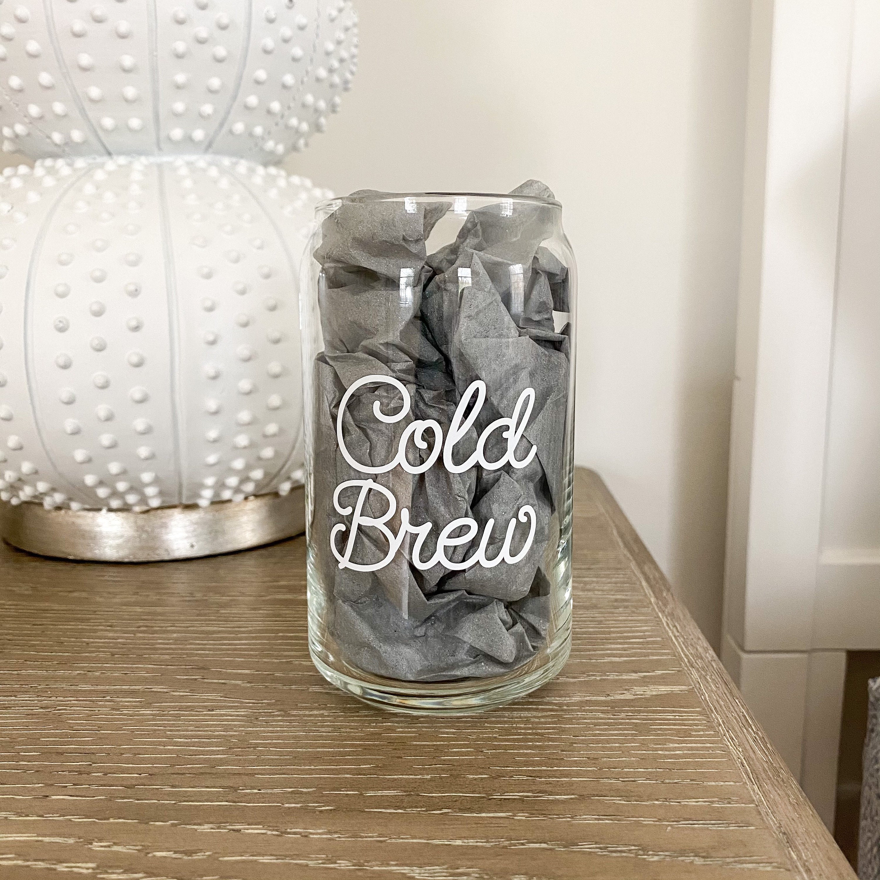 Cold Brew Glass 16oz Beer Can Shaped Glass | Etsy