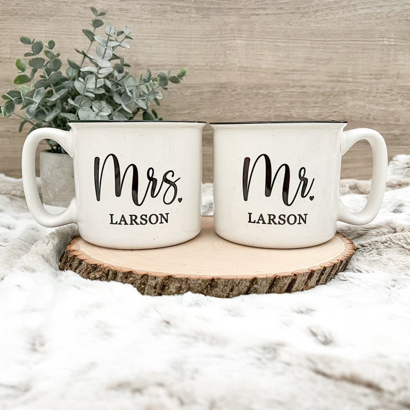 Mr and Mrs Mugs - Etsy