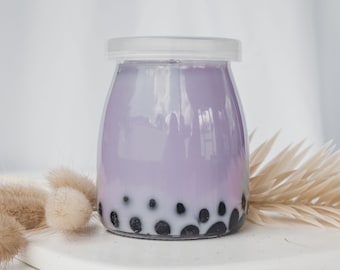 Taro Milk Tea Candle - Etsy