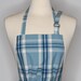 Womens Kitchen Apron, Miami Plaid-blues, Chefs Apron, Cooking Apron ...