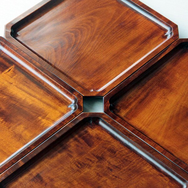 Japanese Wood Serving Tray - Etsy