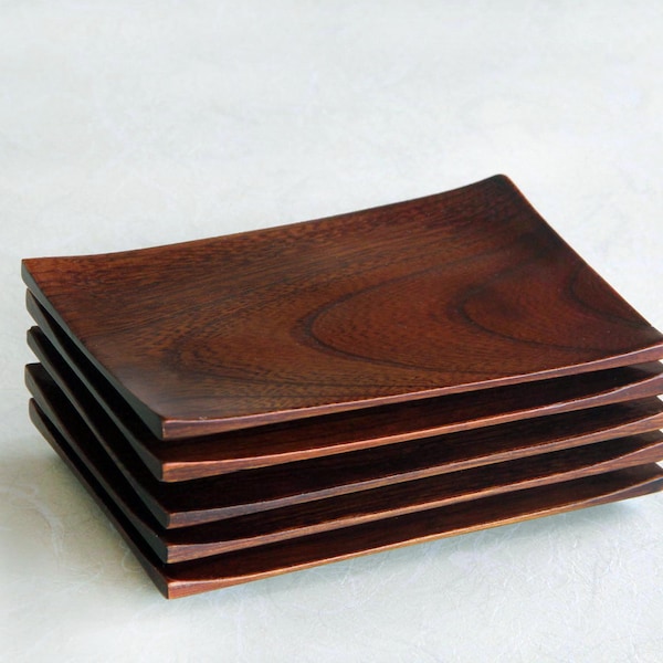 Wooden Japanese Plate - Etsy