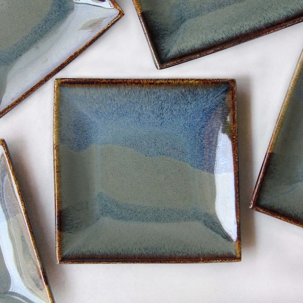 Vintage Japanese Square Plate - Etsy