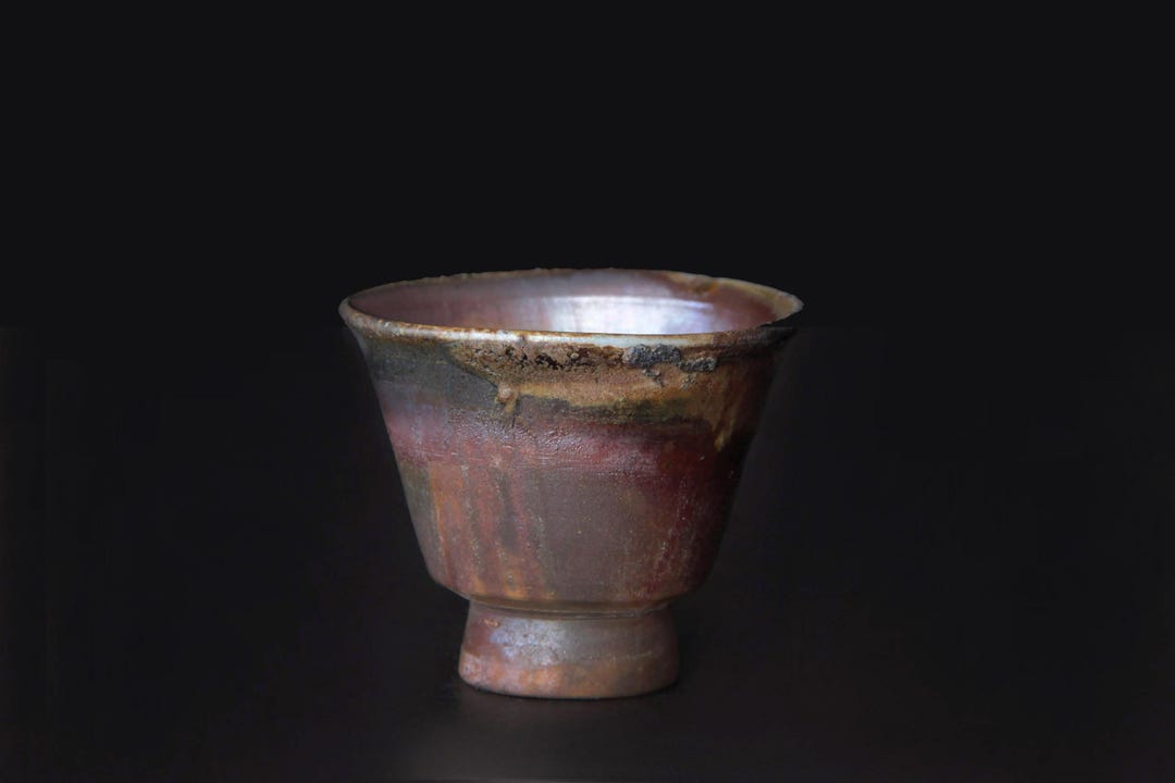 Vintage Bizen Sake Cup / Sencha Tea Cup | Wood-fired Japanese Pottery ...