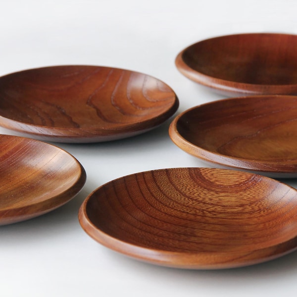 Japanese Wooden Dinner Plates - Etsy
