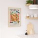 Focaccia Poster Printable | Italian Flatbread Minimalist Digital Print ...
