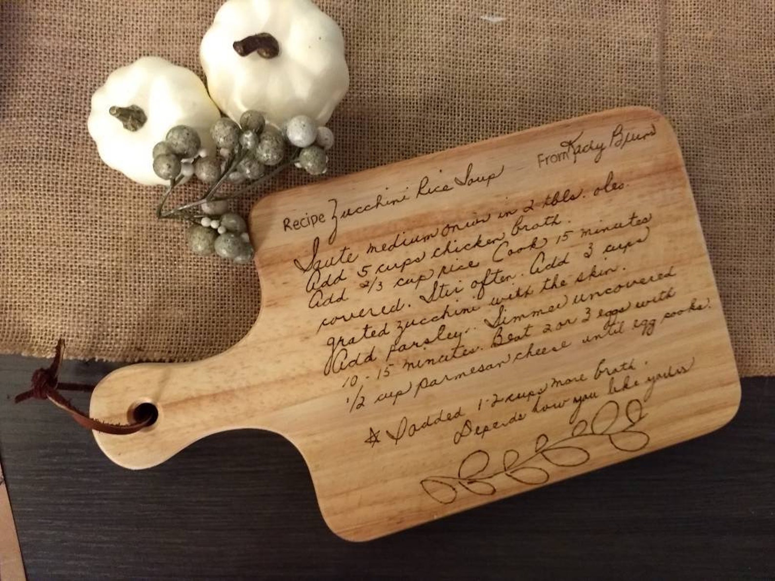 Custom Serving Board Family Recipe Serving Board - Etsy