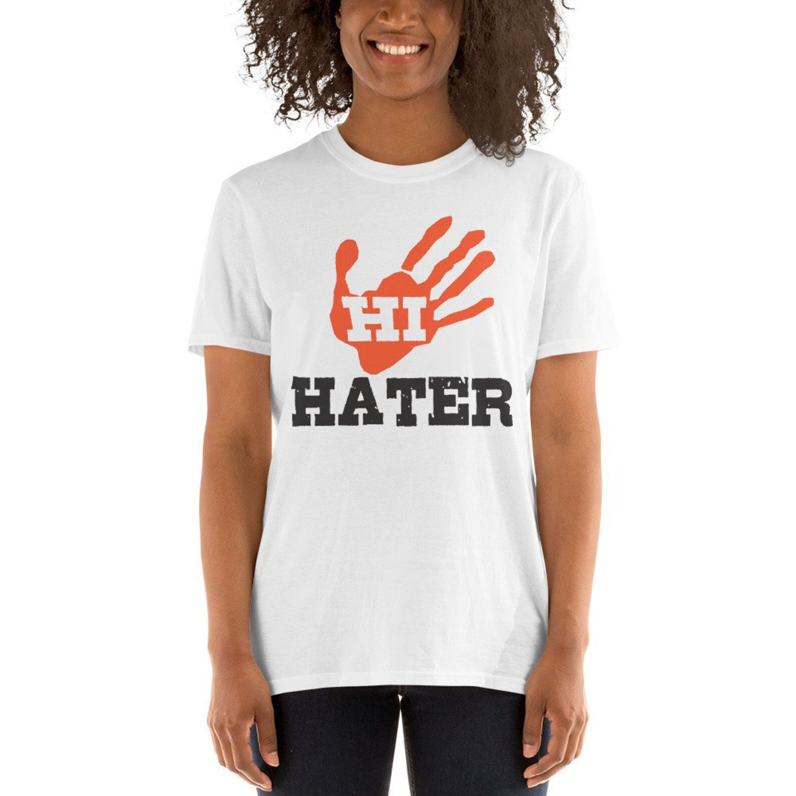 HI Hater Short Sleeve Unisex Tshirt / Funny Shirt / Hater - Etsy