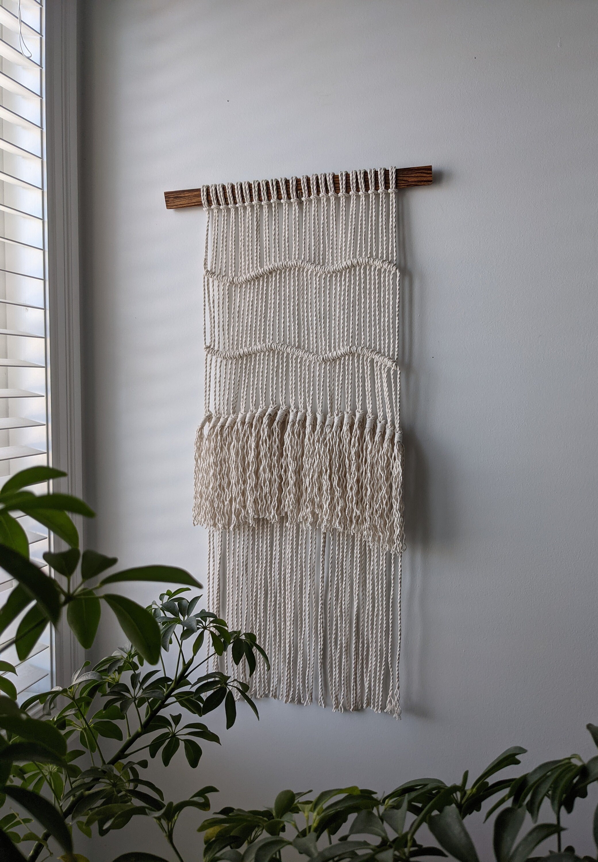 Macrame Wall Hanging / Wave Wall Hanging / Macrame Decor - Etsy