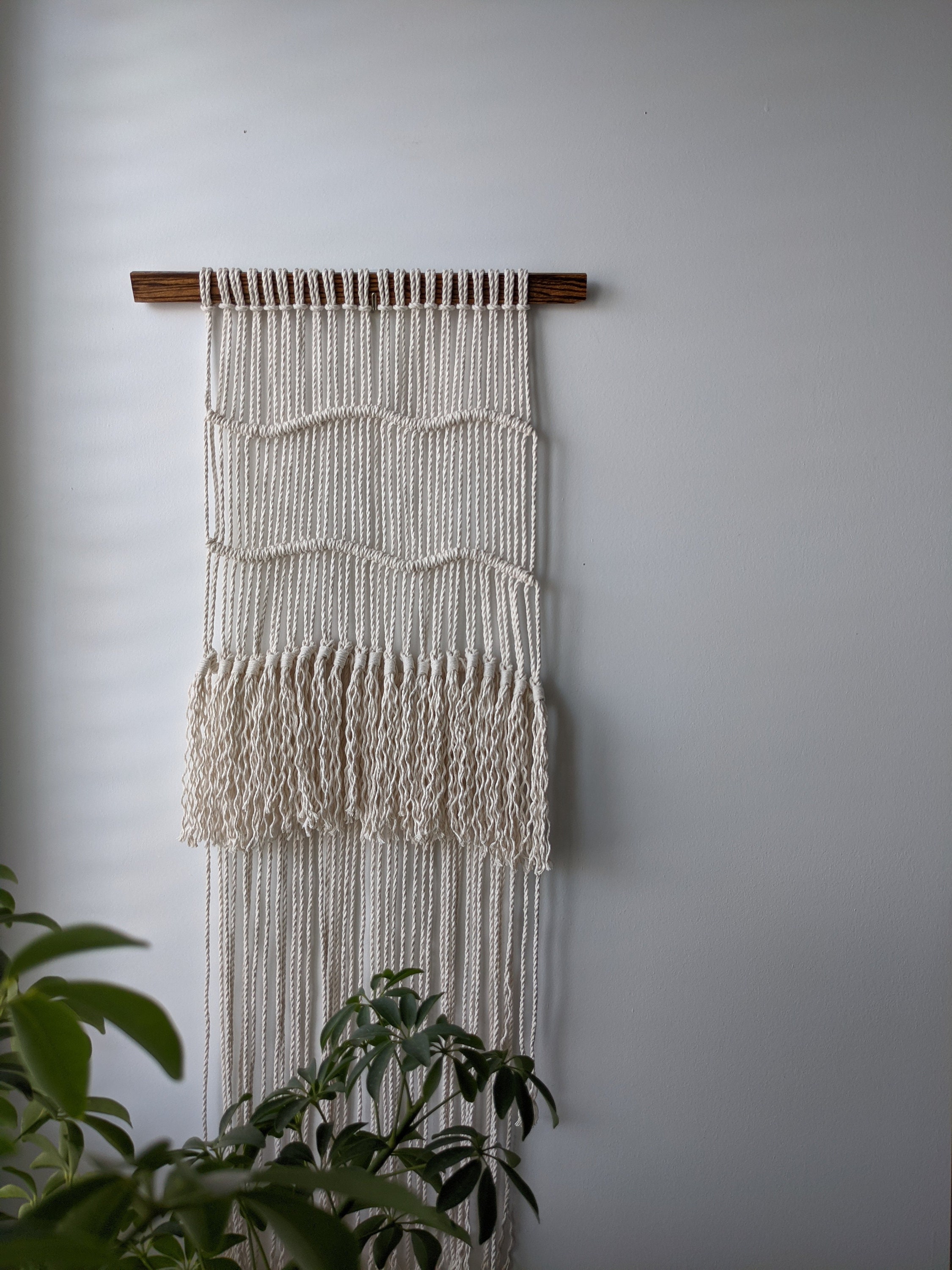 Macrame Wall Hanging / Wave Wall Hanging / Macrame Decor - Etsy
