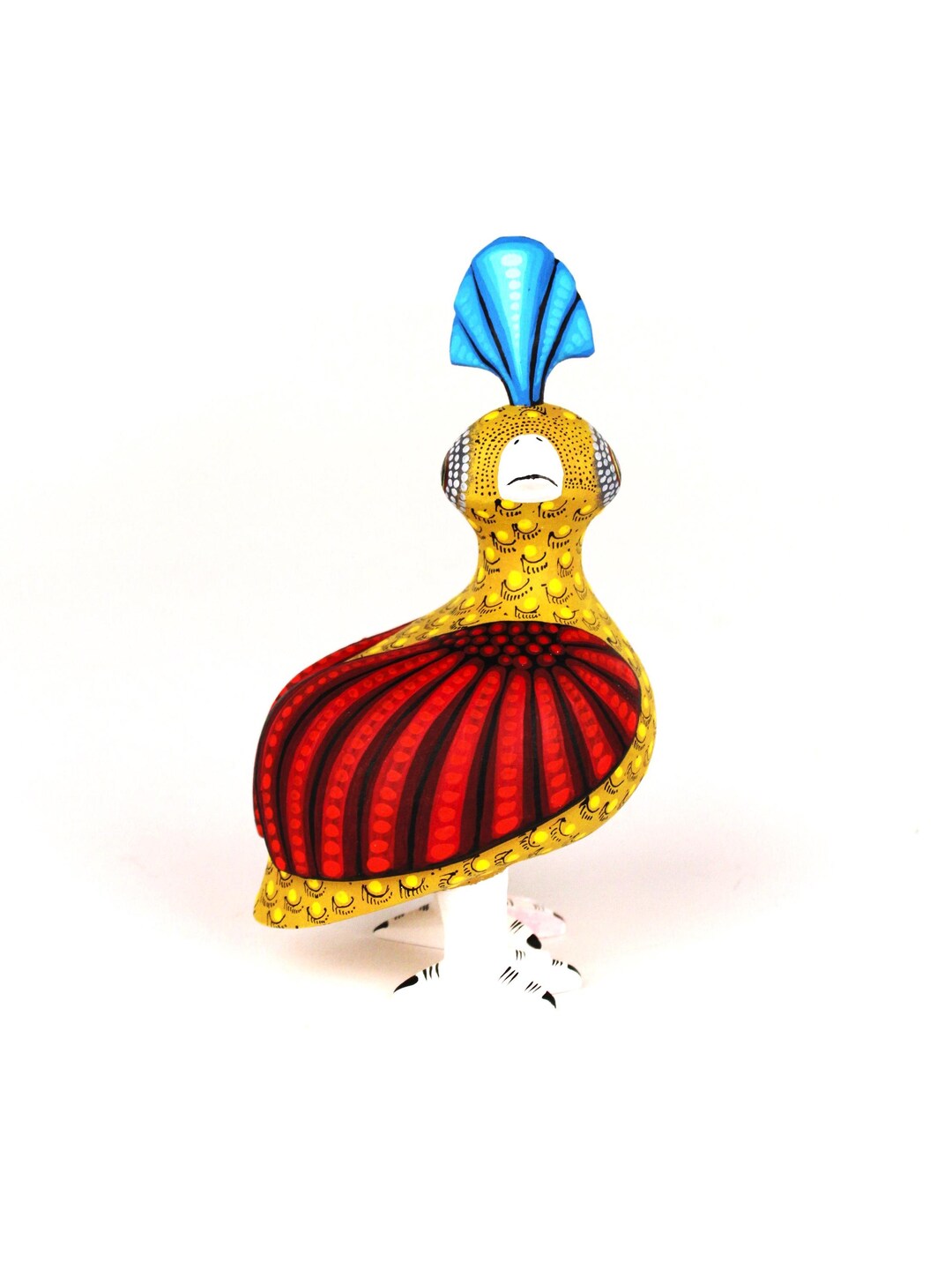 Oaxacan Wood Carving Quail Bird Pheasant Alebrije by Hedilberto Olivera ...