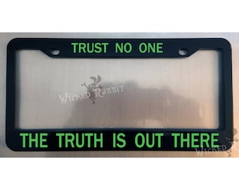 X Files License Plate | Etsy