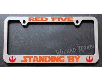Starwars License Plate Frame | Etsy