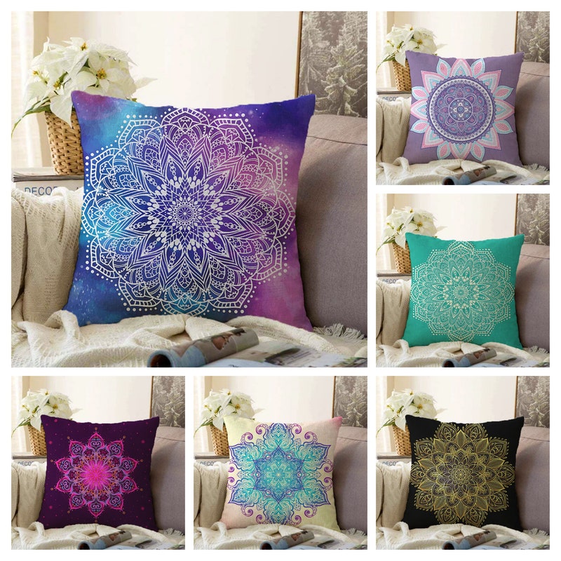 Mandala Pillow - Etsy