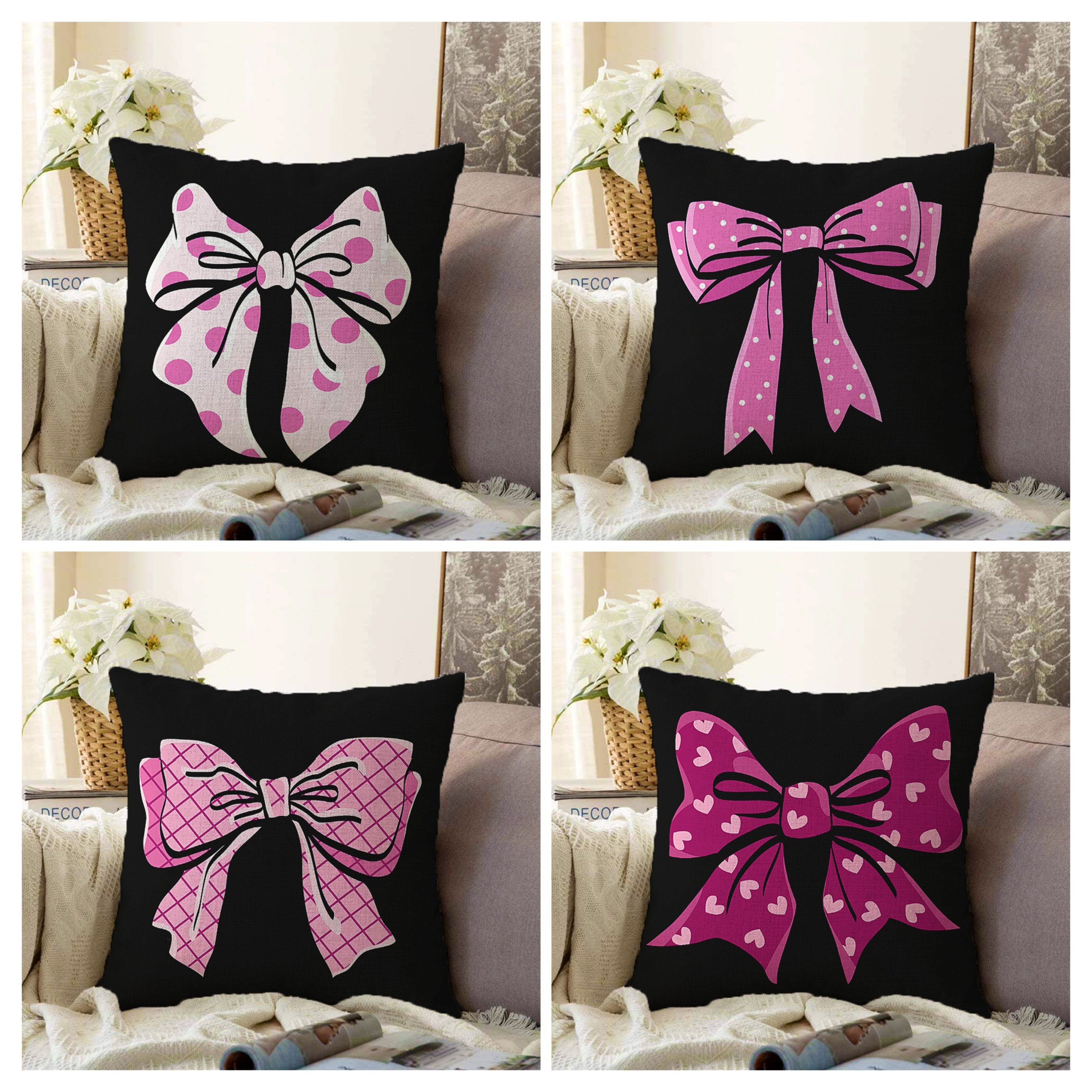 Pillow Designs With Ribbon