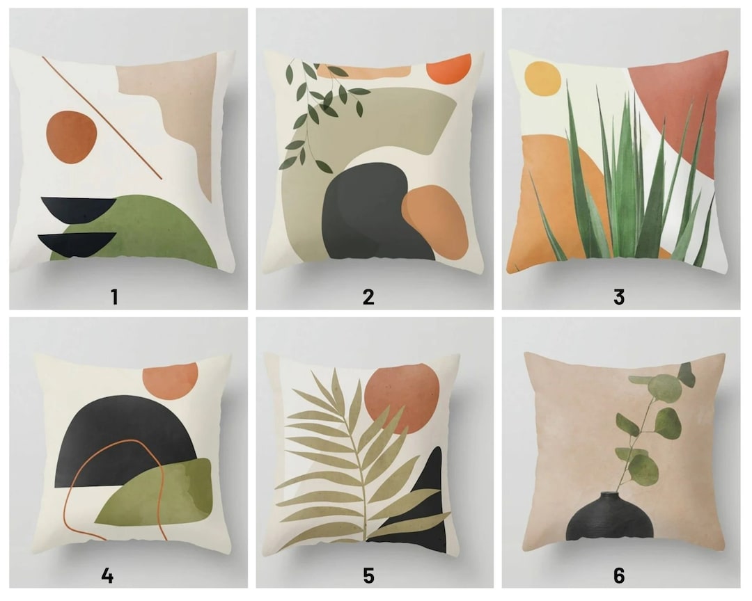 Abstract Cushion Cover|geometric Pillow Case|green Black Cushion Case ...
