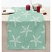 Coastal Sea Pattern Table Runner, Seashell Table Cloth, Water Green ...