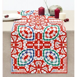 Authentic Kilim Table Runner, Ethnic Rug Table Decoration, Decorative ...