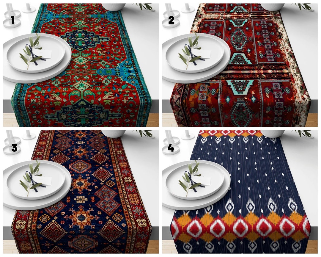 Kilim Rug Traditional Table Runner/turkish Kilim Table Top/authentic ...