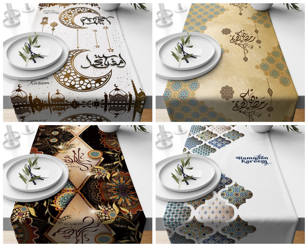 Ramadan Table Decorations|eid Mubarak Table Top|islamic Table Runner ...