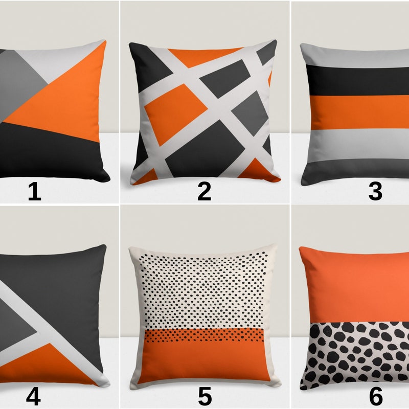 Orange Pillow Case - Etsy