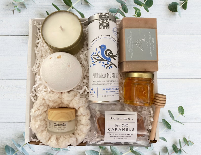 Self Care Package Gift Box Spa Kit Tea Gift Box Self - Etsy