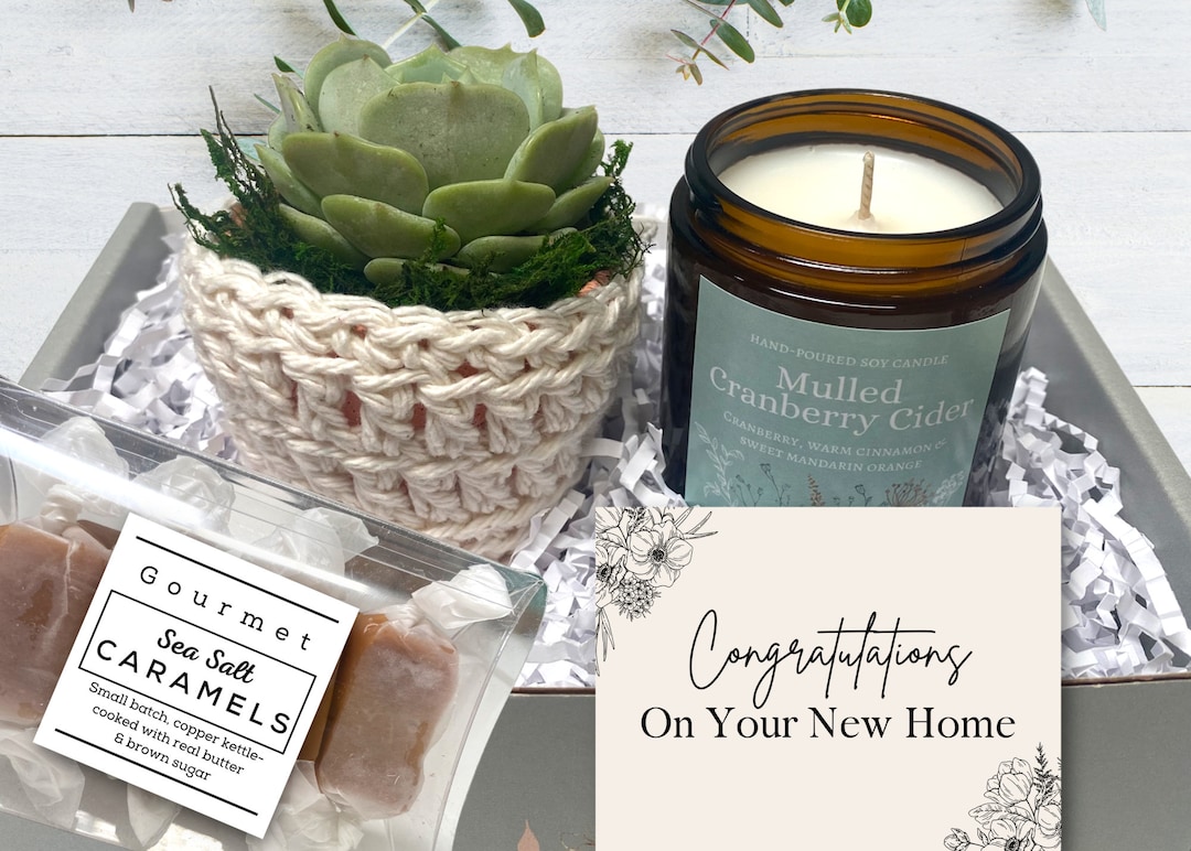 Housewarming Gift Box - Care Package - New Home Plant Gift Box ...