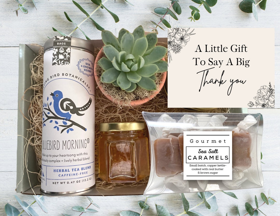 Employee Appreciation Gift - Thank You Gift Box - Tea & Plant Gift ...