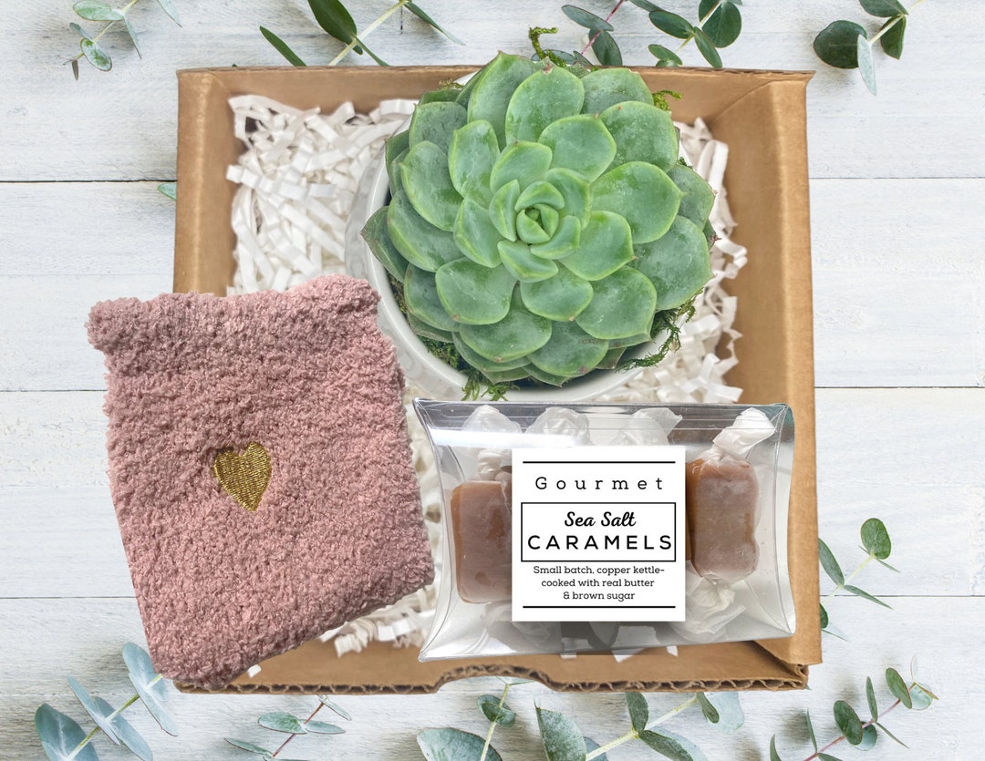 Cozy Christmas Gift Fuzzy Socks Care Package Gift Box Gifts for Her ...