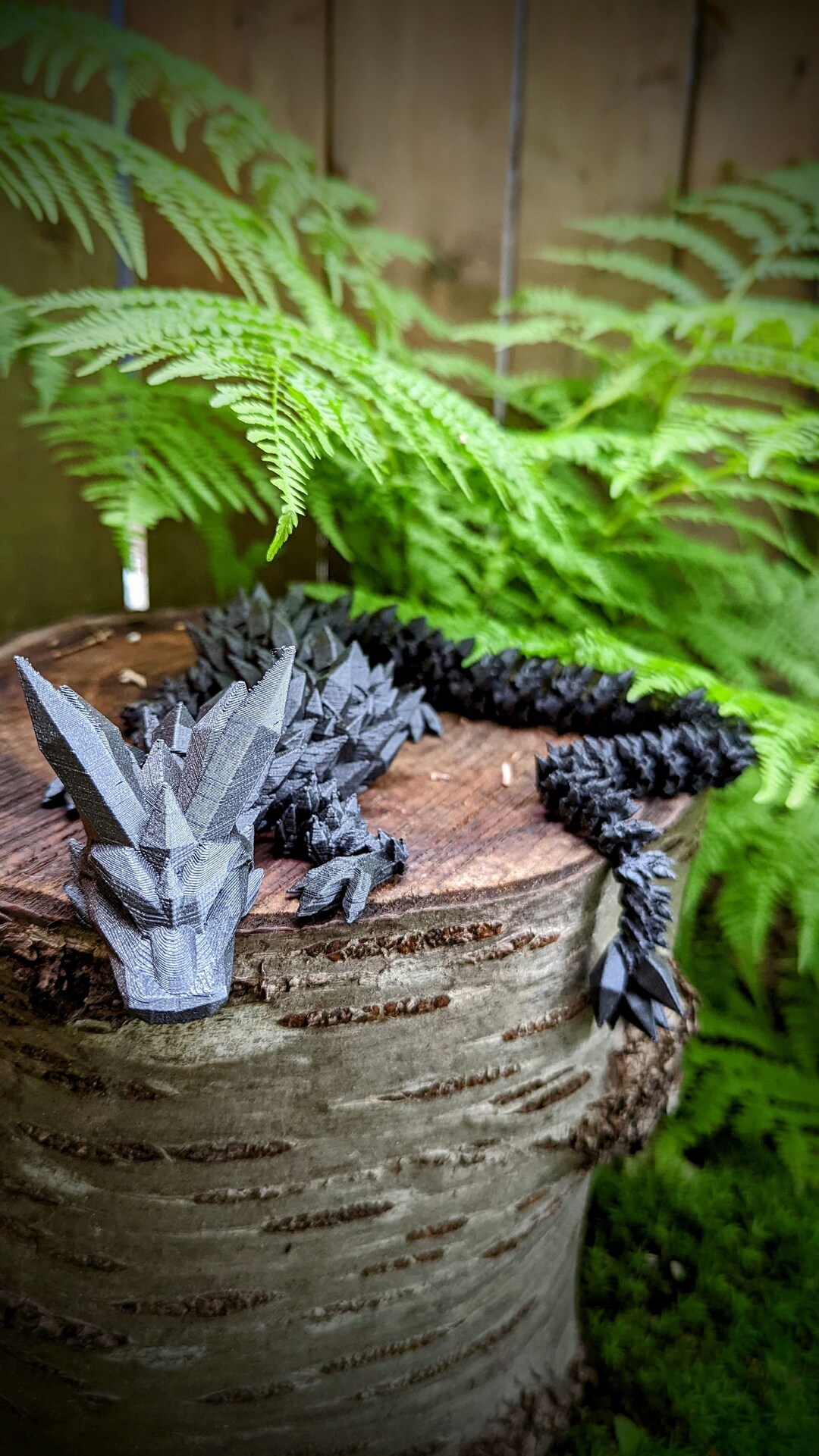 Articulated Spikey Crystal Dragon by Cinderwing - Etsy