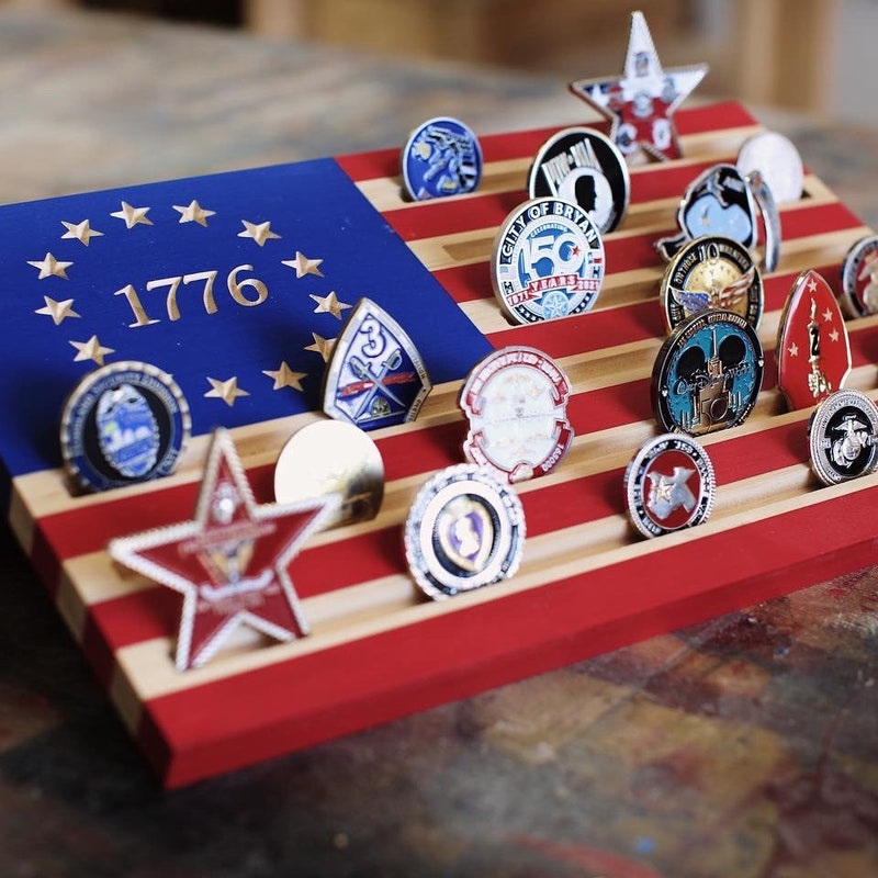 Challenge Coin Display Stand - Etsy
