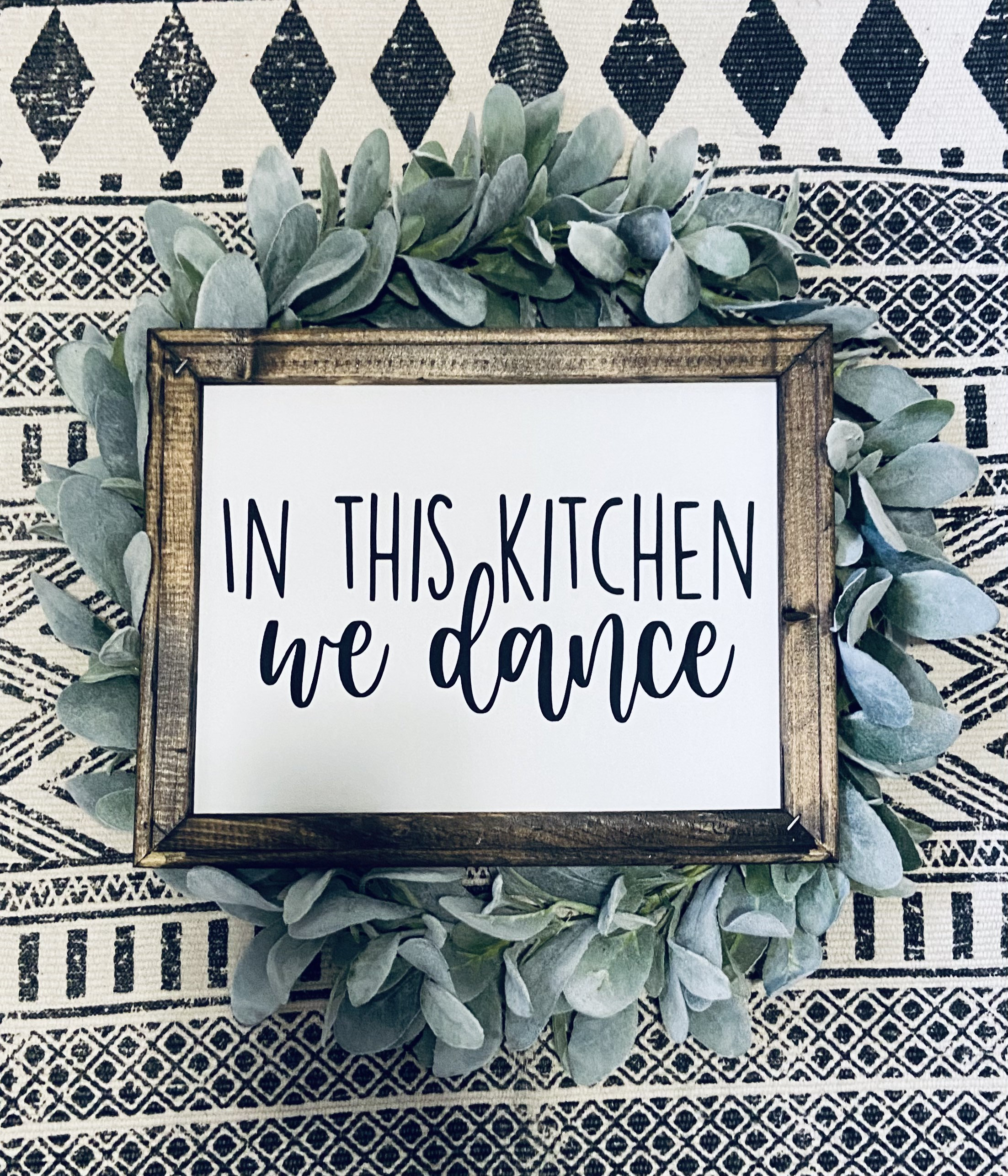 In This Kitchen We Dance Sign Kitchen Decor 11x14 Ready to | Etsy