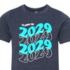 Class of 2029 Shirt Design BIG BOLD BLOCK School Graduate Vector Custom ...