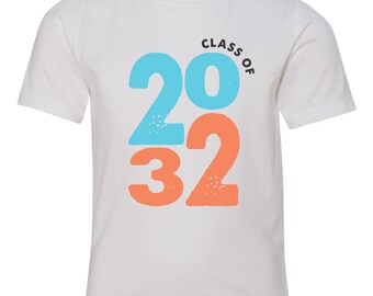 Class of 2027 Shirt Design BIG BOLD BLOCK School Graduate Vector Custom ...