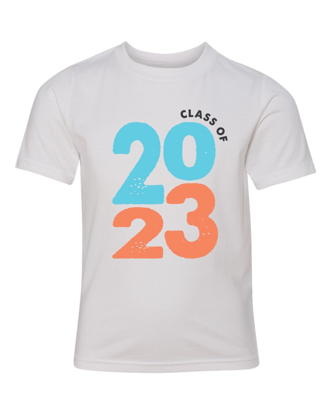 Class of 2023 Shirt Design BIG BOLD BLOCK School Graduate Vector Custom ...