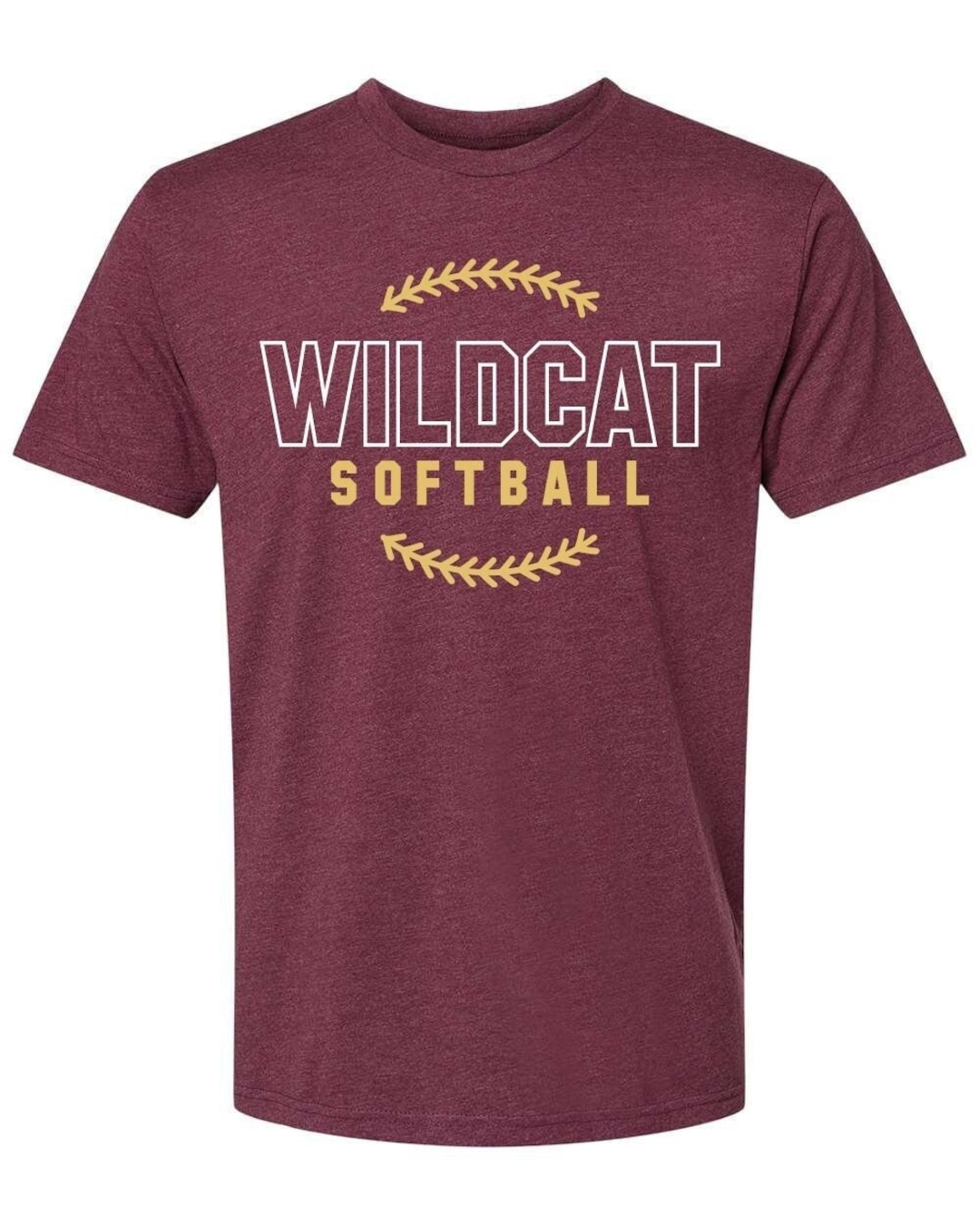 Wildcat Softball T-shirt Design Athletics BOLD SPORTS SCHOOL Vector ...