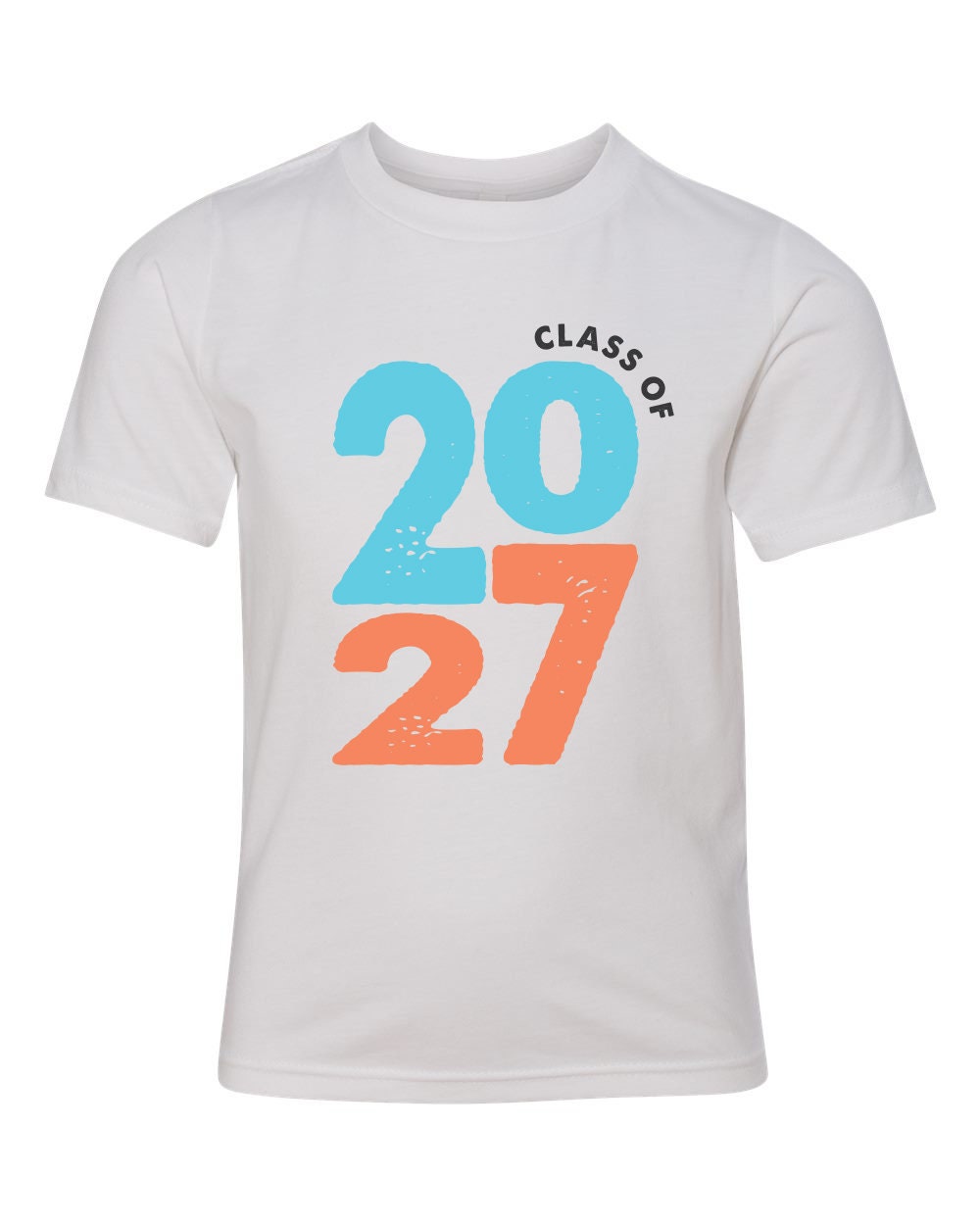 Class of 2027 Shirt Design BIG BOLD BLOCK School Graduate Vector Custom ...
