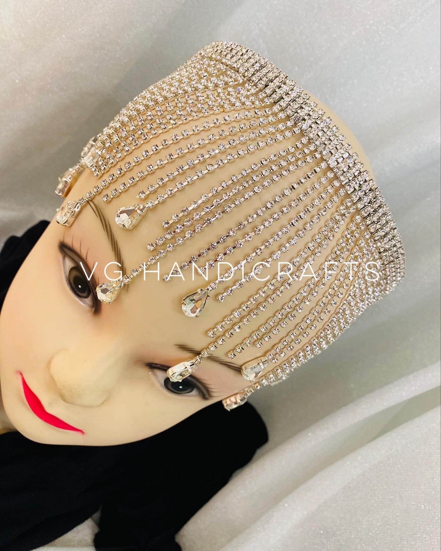 Wedding Headband, Sequin Wedding Headband, Crystal Headband, Rhinestone ...