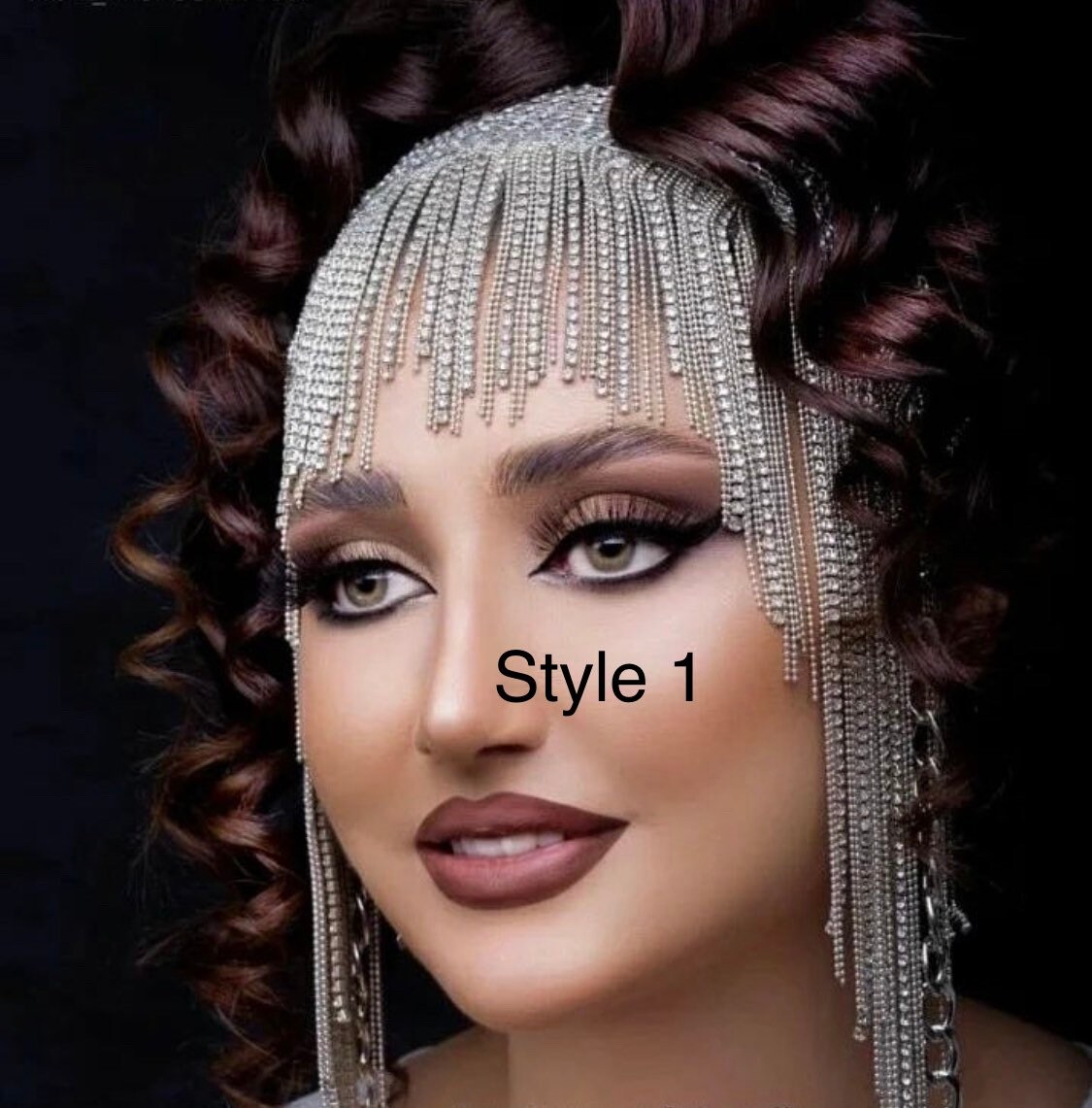 Wedding Headband, Sequin Wedding Headband, Crystal Headband, Rhinestone ...