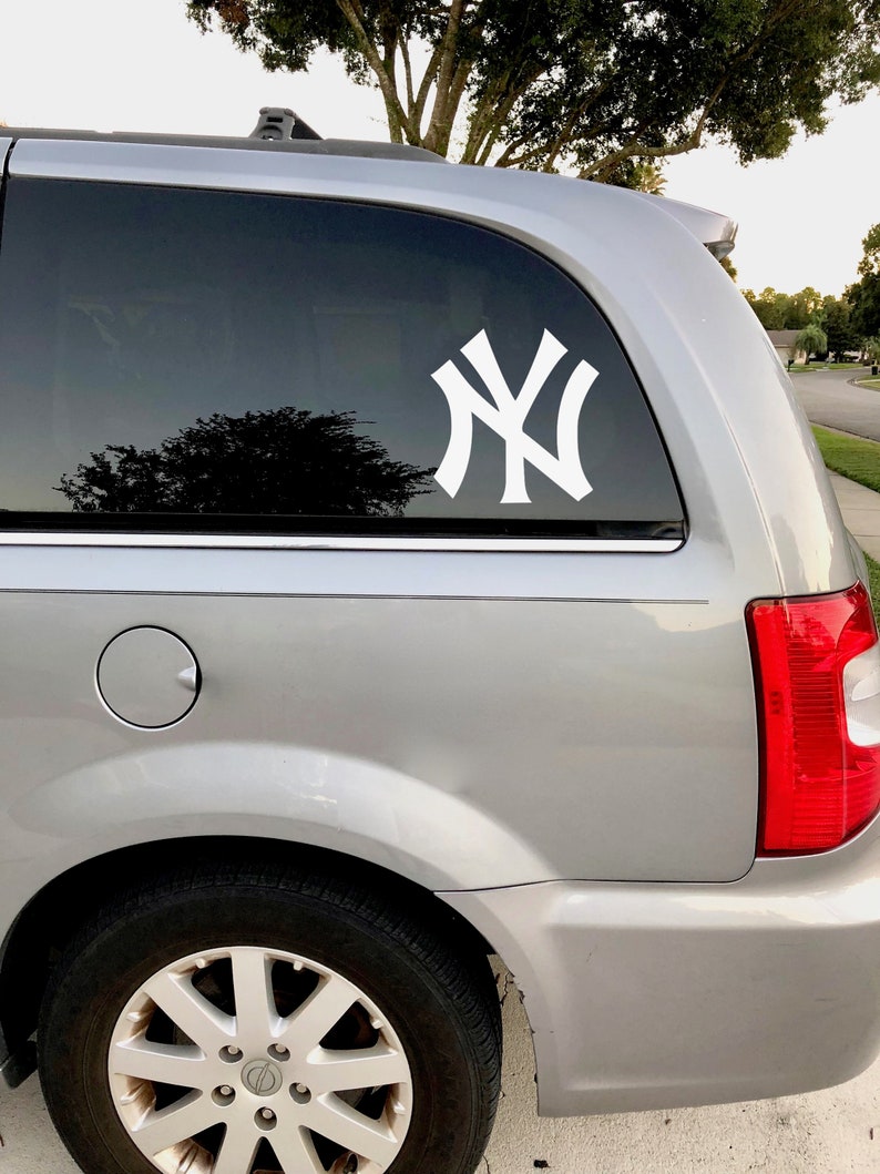New York Yankees Vinyl Decal Yankees Car Window Decal New | Etsy