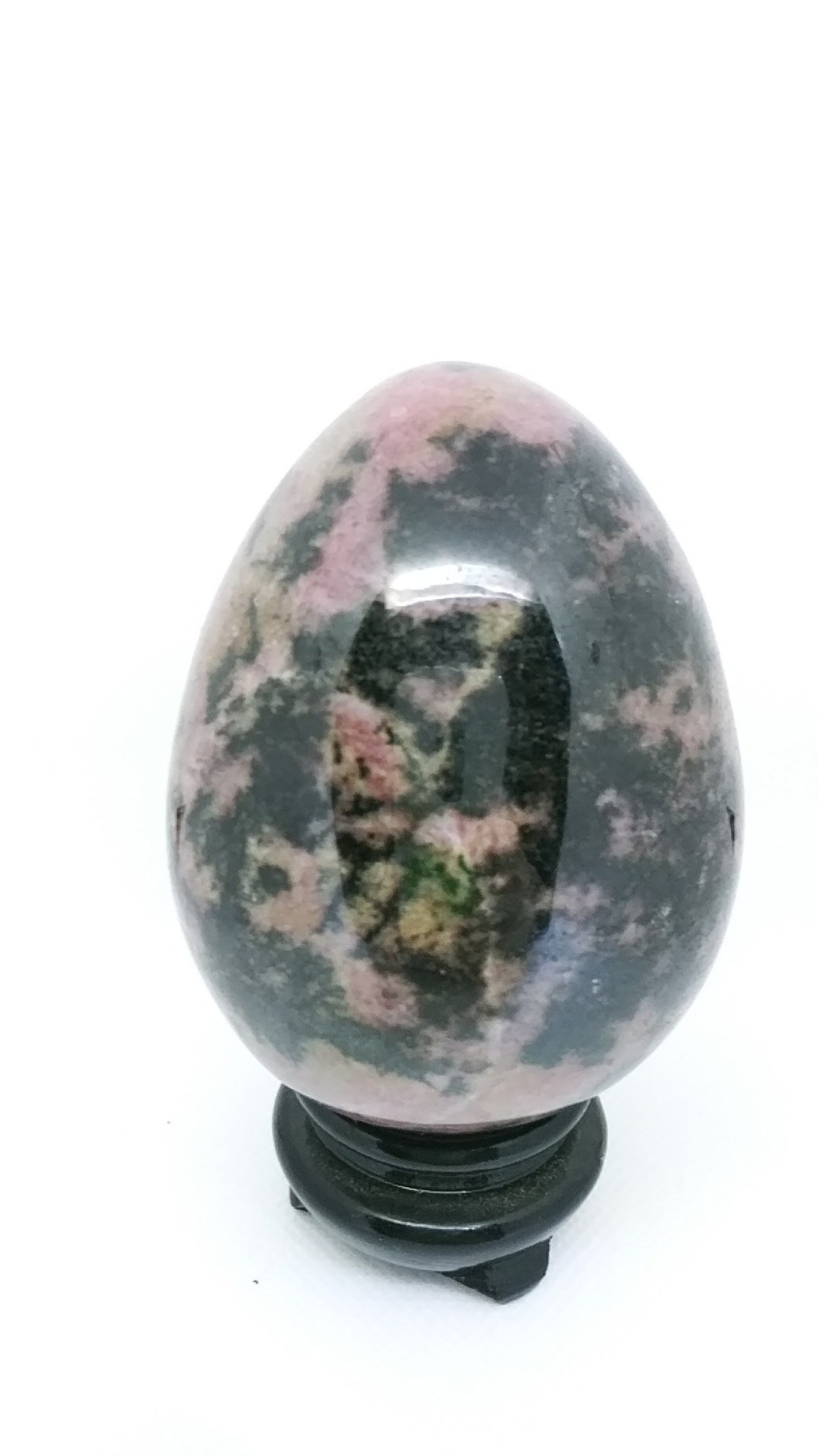 Large Rhodonite Egg AMAZING! - Etsy
