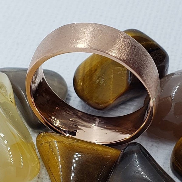 Copper Wedding Band - Etsy