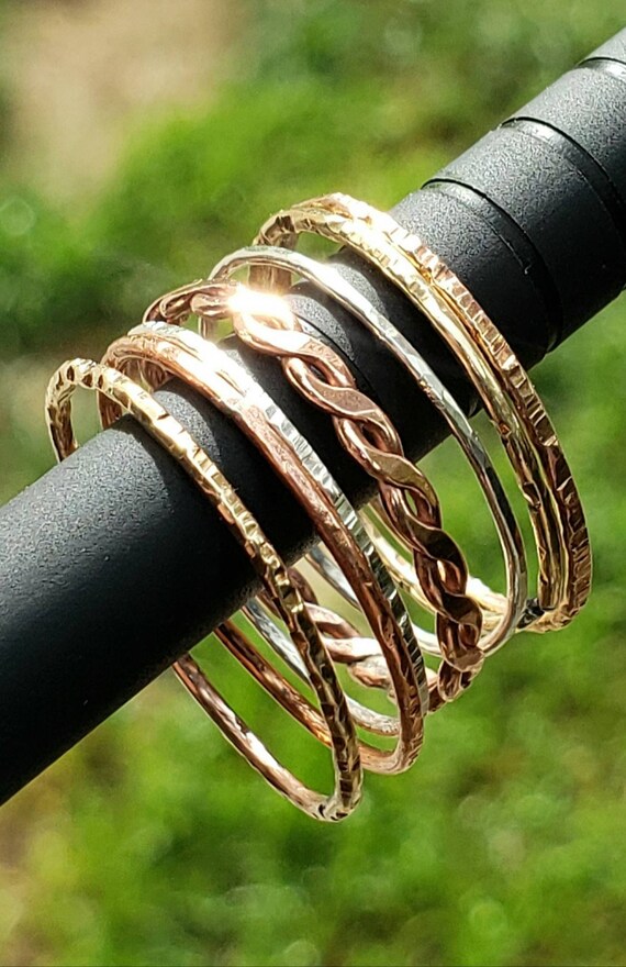 Stacking Rings for Women. Index Finger Ring. Thumb Rings. Midi - Etsy