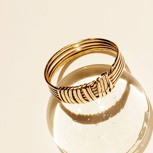 Gold Index Finger Ring. Wide Band. Womens Thumb. Men's Pinky. Wedding ...