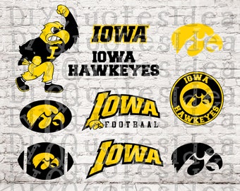 Iowa hawkeyes svg | Etsy