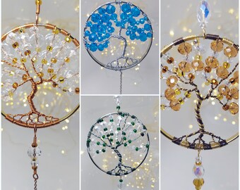 Wire Tree Suncatcher - Etsy