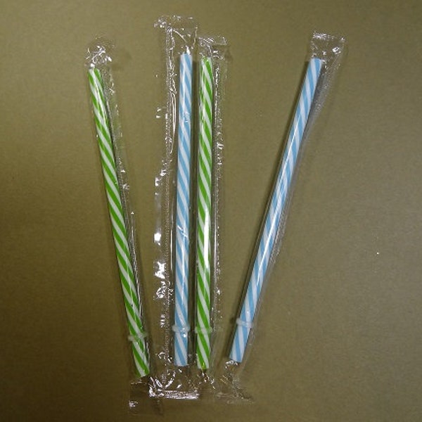 Light Blue Straws - Etsy