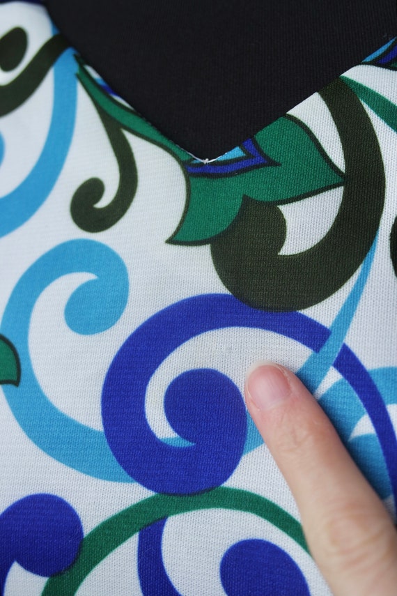 Floral 1960s Gown | 70s Flower Power Dress | Hostess … - Gem