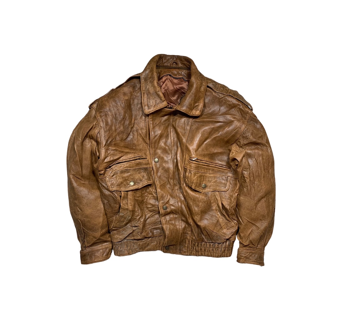 Rare American Hero Leather Jacket Sheepskin - Etsy